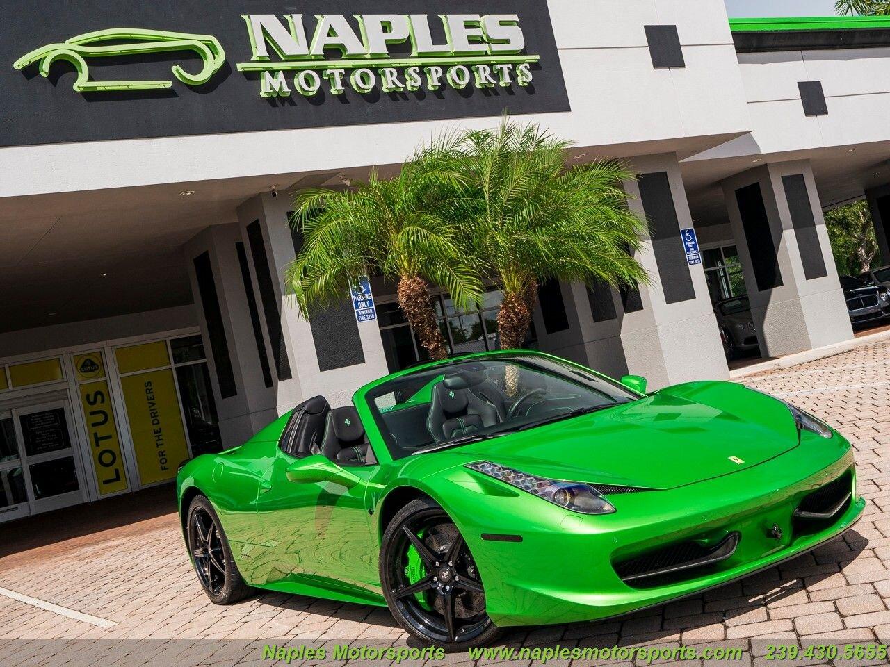 Green Ferrari Spider