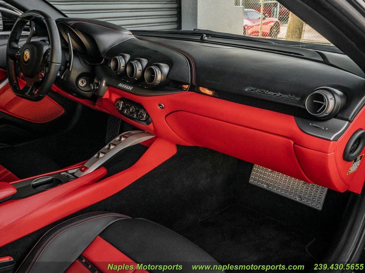 Ferrari F12 Red Interior