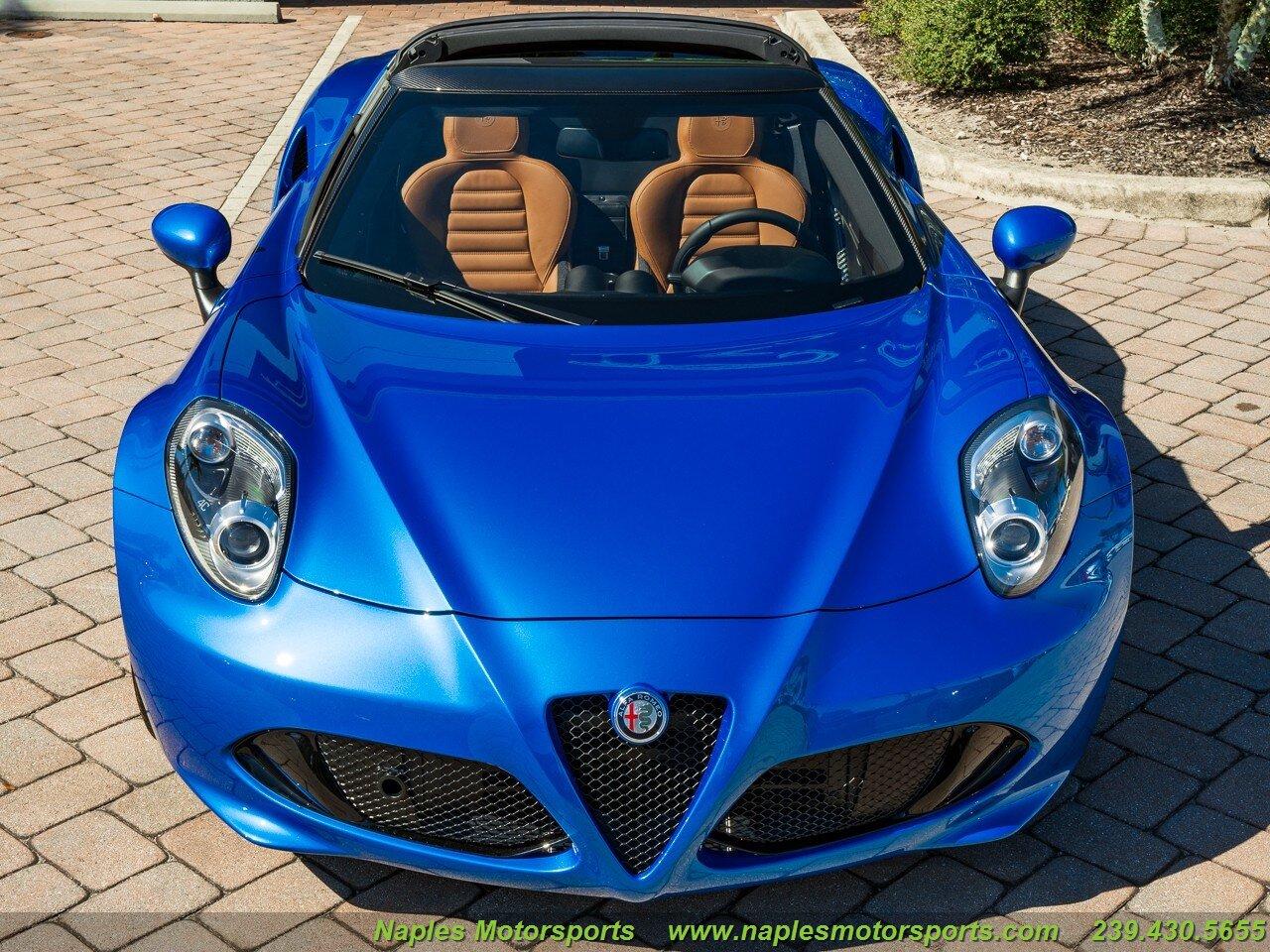 Alfa Romeo 4c Blue