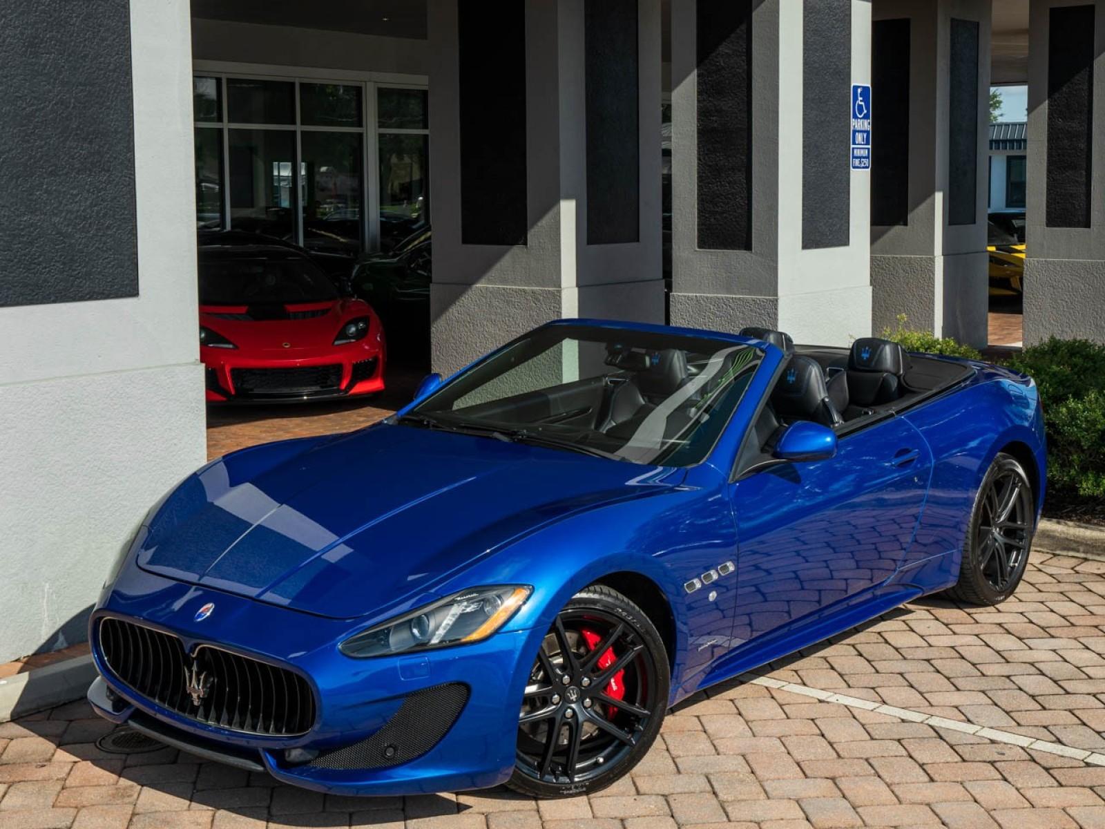 Maserati Granturismo Convertible Blue