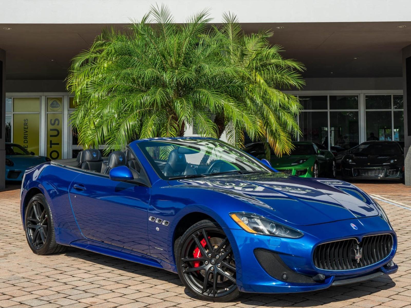 Maserati Granturismo Sport Convertible Blue