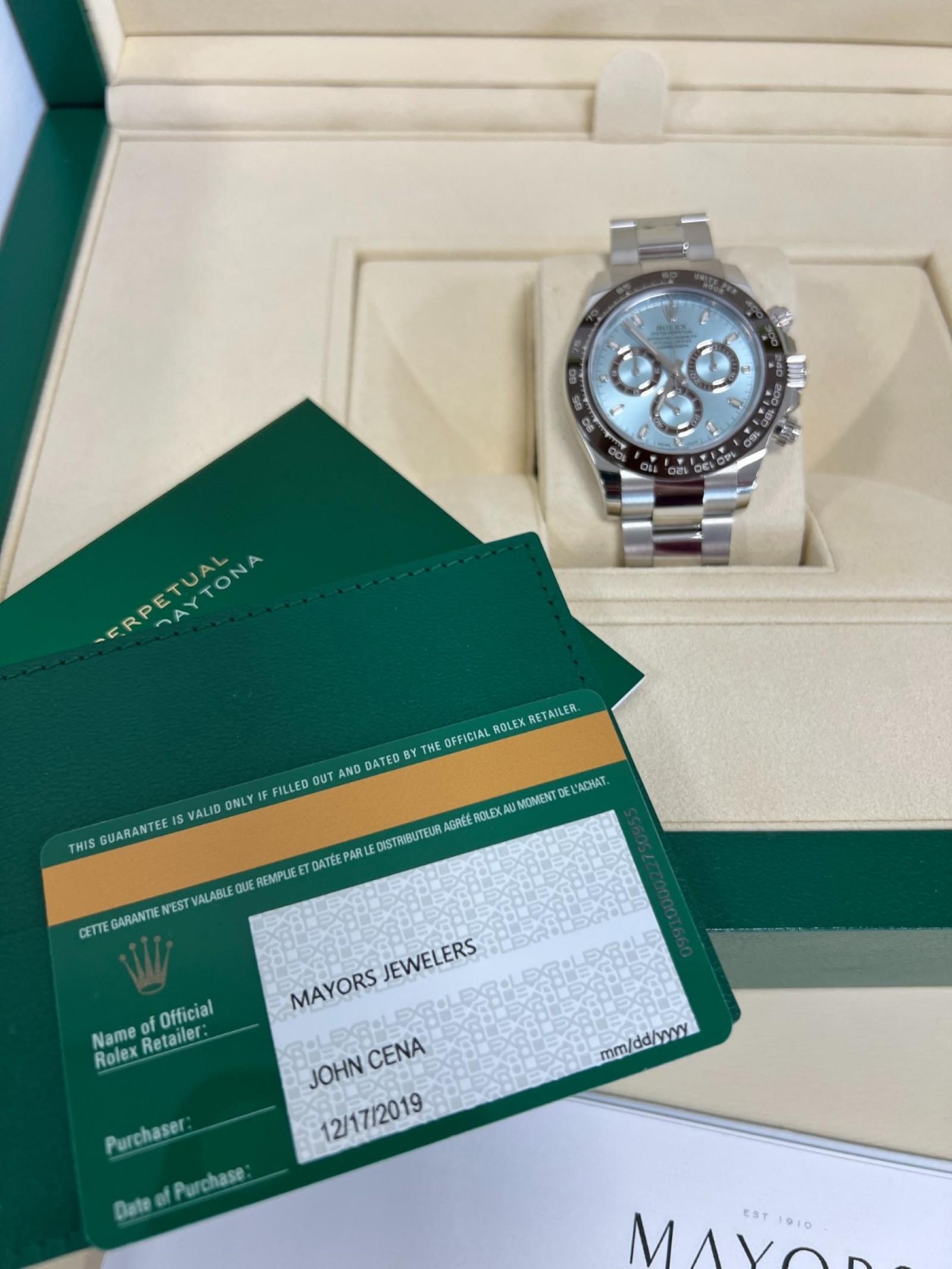Rolex Daytona Platinum Box