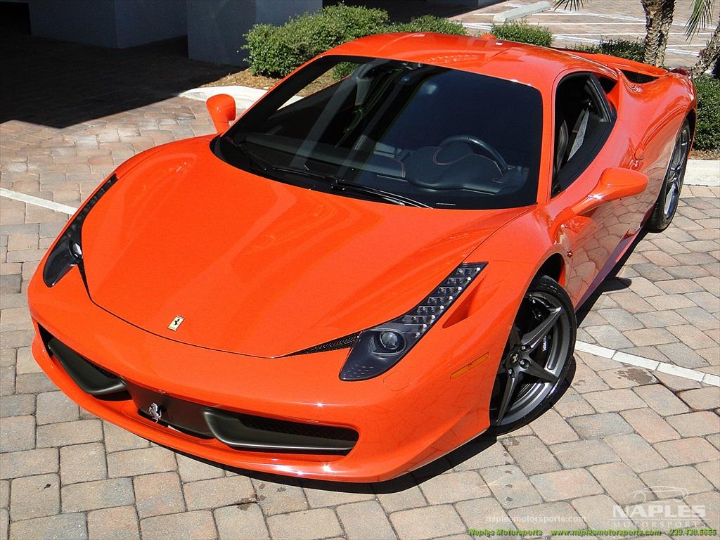 Ferrari 458 Spider Orange